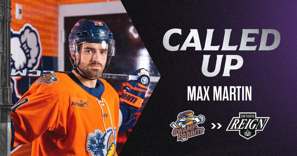 Ontario Reign | Reign Recall Defender Max Martin
